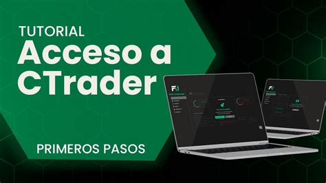 Tutorial De Ctrader Primeros Pasos Youtube