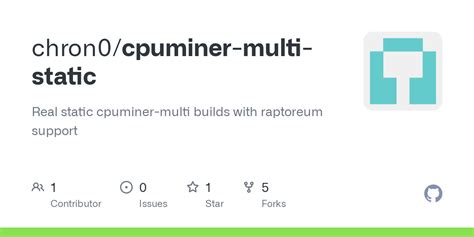 GitHub Chron0 Cpuminer Multi Static Real Static Cpuminer Multi Builds With Raptoreum Support