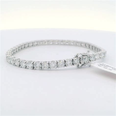 14kt White Gold Diamond Tennis Bracelet 1074 Cttw Elliotts Jewelers