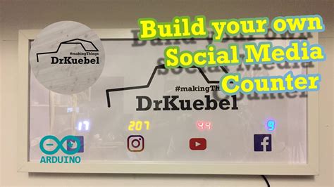 Youtube And Instagram Counter Display With Wifi Wemosd1 Esp8266