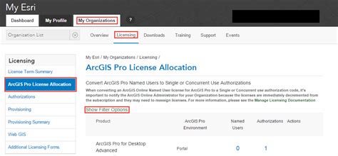 how to convert arcgis pro named user licenses to concurrent or single