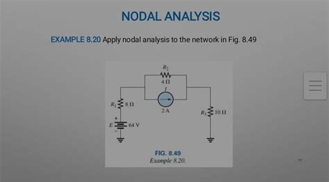 Apply Nodal Analysis To The Network In Fig 849 The Circuit Consists Of