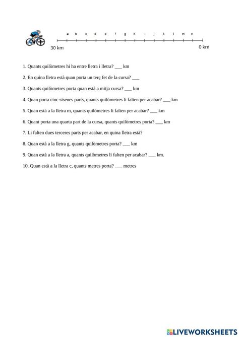 Recta Numèrica Free Interactive Worksheets 1967793