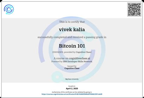 Cognitive Class Ds0321en Certificate Cognitive Class