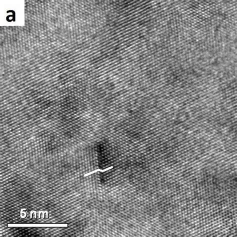 Atomic Level Image Of A Typical Stacking Faults After A Single Lsp