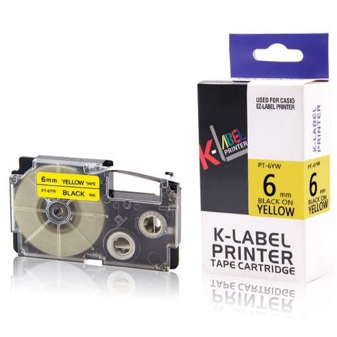 Jual Label K Label Printer 6 Mm Compatible Casio Ez Label Tape Printer