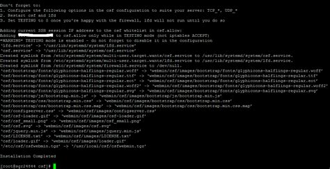 How To Install And Configure Csf Config Server Firewall Tutorial