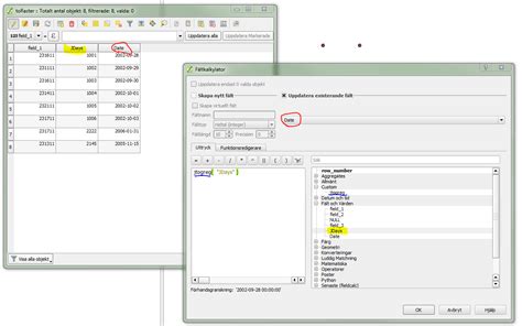 Field Calculator Creating Yyyy Mm Dd Column In Attribute Table From Julian Day In Qgis