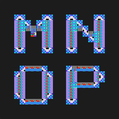 Modular Typography With Processing On Behance