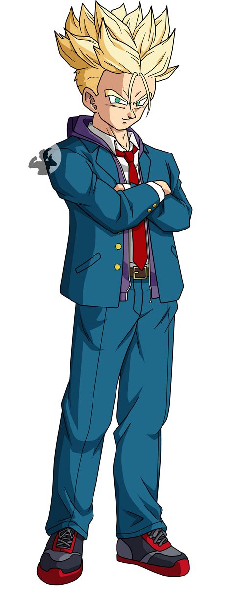Trunks Higschool Ssj Facudibuja By Facudibuja On Deviantart