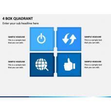 4 Box Grid PowerPoint Template PPT Slides