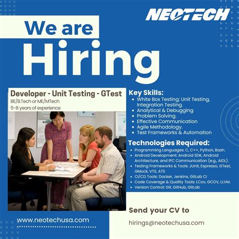 Neotech Solutions On Linkedin Hiring Testdeveloper Qa Automation Softwaretesting