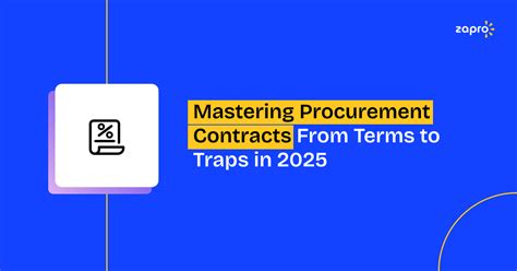 Procurement Contract Guide Types Best Practices