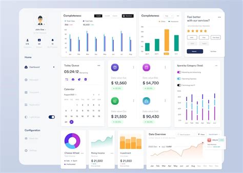Инфографика Ui с графиками диаграммами и шаблоном веб интерфейса Премиум векторы