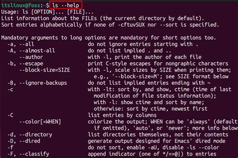 Ls Command In Linux List Files And Directories Its Linux Foss