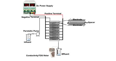 Process Flow Diagram Of The Pilot Scale Cdi System Download Scientific Diagram