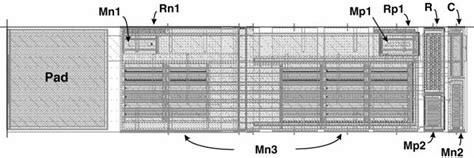 The Proposed Esd Protection Circuit For Analog Pins Download Scientific Diagram