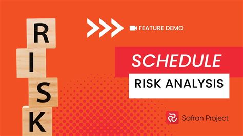 Schedule Risk Analysis Feature Safran Project Youtube