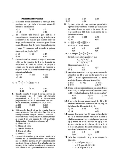 Problemas De Aritmetica Pdf Objetos Matemáticos Enseñanza De