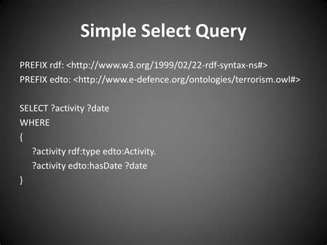 Ppt A Visual Approach To Semantic Query Design Using A Web Based Graphical Query Designer