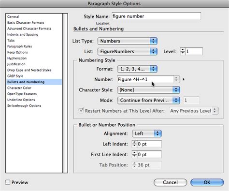 Figure Numbering In Indesign And Cross References To Them