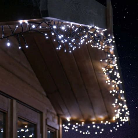 Instalatie De Craciun Tip Cluster 20 Metri 960 Led Alb Rece