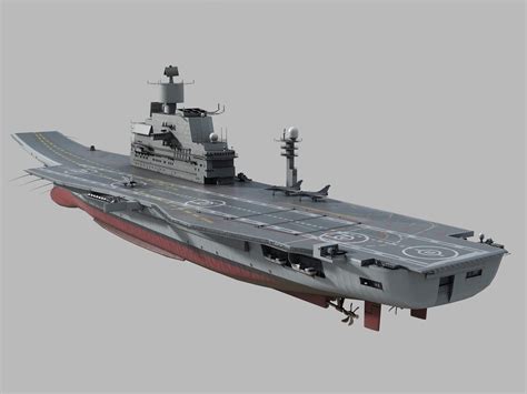 Ins Vikramaditya Aircraft Carrier 3d Model By Mermodels