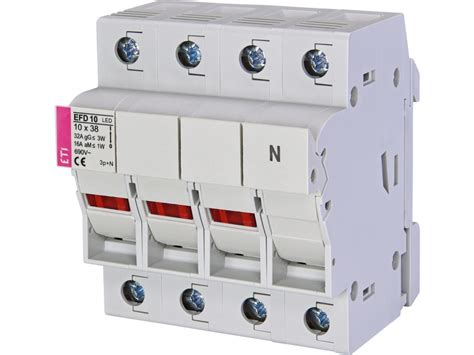 Automatizari Protectii And Relee Protectii Fuzibile Efd 10 Led 3p N Cu Adaptor Efd 10 3p N