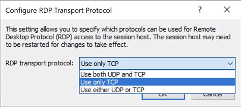 KB Parallels How To Manage The Transport Protocol To Be Used For RAS