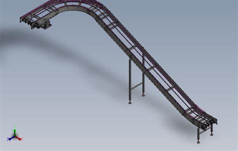 传送带 solidworks 免费图纸 模型下载 懒石网