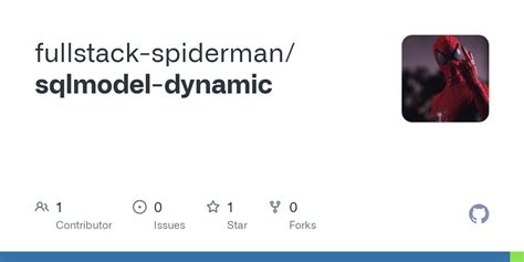 Github Fullstack Spidermansqlmodel Dynamic