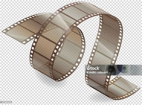 영화 영화 및 사진 35mm 필름 스트립 템플릿 빈티지 스타일의 벡터 플랫 요소 국경에 대한 스톡 벡터 아트 및 기타 이미지 국경 카메라 필름 가장자리 Istock