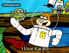 Sandy Cheeks Karate Sandy Cheeks Never Skip A Lesson Of Karate
