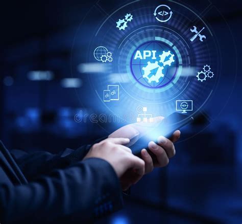 Api Application Programming Interface Function And Procedure Development Technology Concept On