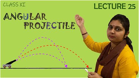 CLASS ANGULAR PROJECTILE PROJECTILE MOTION Lecture YouTube