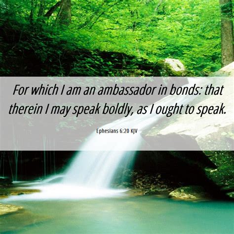Ephesians 620 Kjv Bible Verse Images