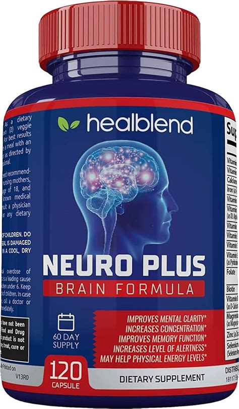 Neuro Plus Brain And Focus Formula Nootropic Brain Booster Supplement