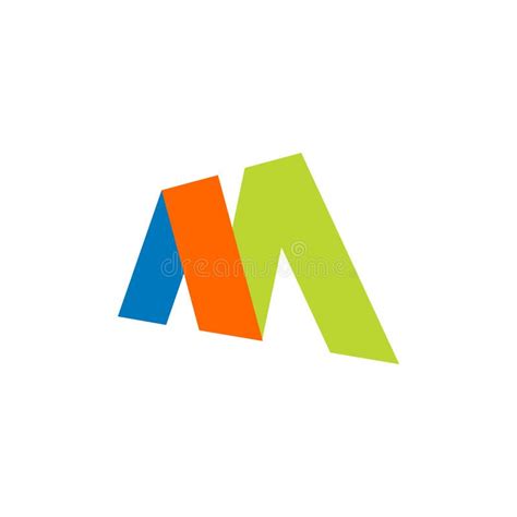 Stylish Letter M Logo Icon Stock Vector Illustration Of Brand