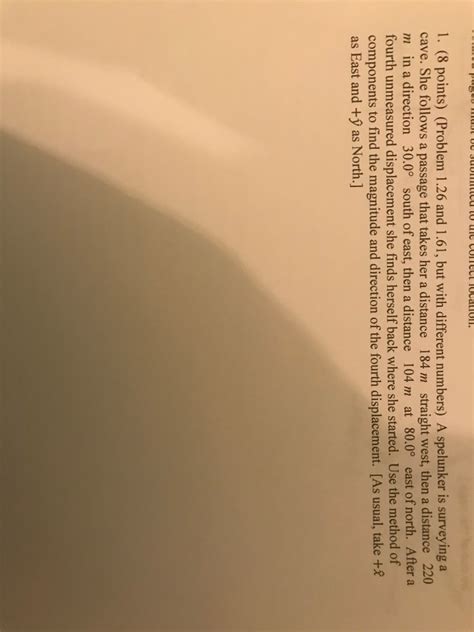 Solved 1 8 Points Problem 1 26 And 1 61 But With Chegg Com