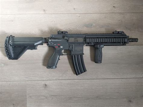Checking Attachments For My Brothers Hk416 Airsoft