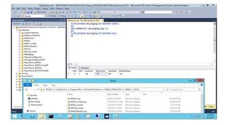 Shrink Database Sql Transfer Knowledge