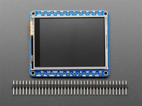 Adafruit 2 4 Tft Lcd With Touchscreen Breakout W Microsd Socket Ili9341 Pishop Ca