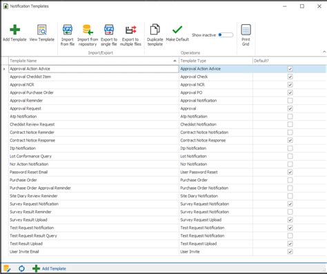 Customize Notification Templates D Civilpro