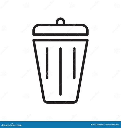 Delete Icon Vector Sign And Symbol Isolated On White Background Delete