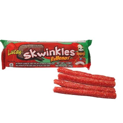 Skwinkles Rellenos Sandia Lucas Mexican Candy 12 Pack 26 G Each Snacksmexico