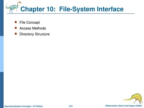 Ppt File System Interface Concepts Design And Operations