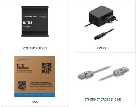 Rut301 Industrial Ethernet Router Teltonika Mouser