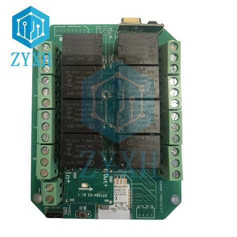 투야 웨이 릴레이 스위치 모듈 채널 DC V 와이파이 지그비 무선 스마트 홈 원격 제어 스위치 RF MHZ 스마트 전자