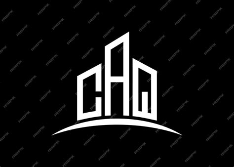 Premium Vector Letter Caq Building Vector Monogram Logo Design