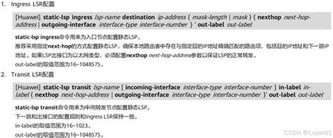 Mpls 原理与配置mpls协议 Csdn博客